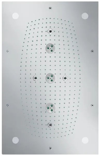 Hansgrohe Raindance - Horní sprcha 68x46 cm Air 3jet s osvětlením, chrom 28418000