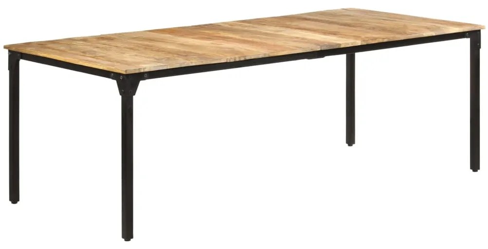 vidaXL Marketos Jídelní stůl 220 x 100 x 76 cm hrubé mangovníkové dřevo