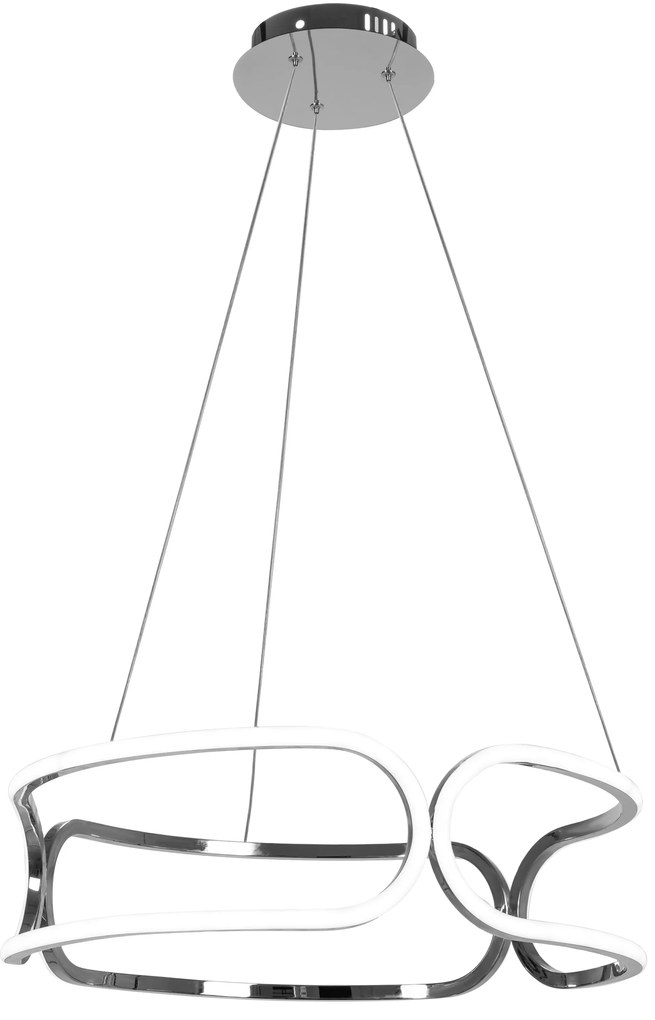 Toolight - LED stropní svítidlo APP792-CP, chromová, OSW-05500