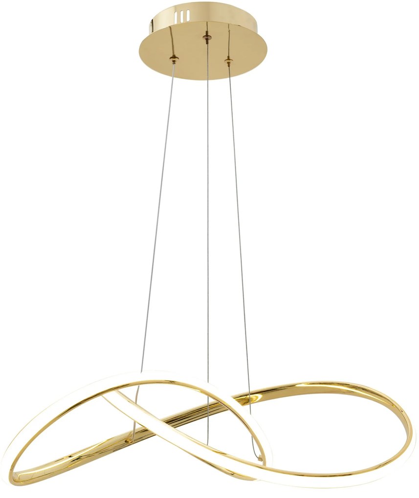 Toolight Toolight, LED stropní svítidlo, neutrální světlo 4000K, 32W, APP1601-CP, zlatá lesklá, OSW-05478