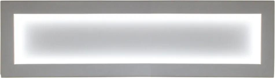 Sgaravatti Trend Svítící LED obraz 41x150 cm, světle šedá