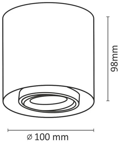 LED Bodové svítidlo XENO LED/15W/230V bílá 1200lm