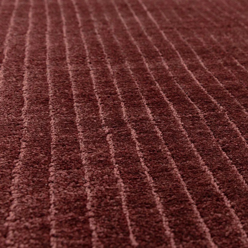 Vínový ručně tkaný koberec 120x170 cm – Asiatic Carpets