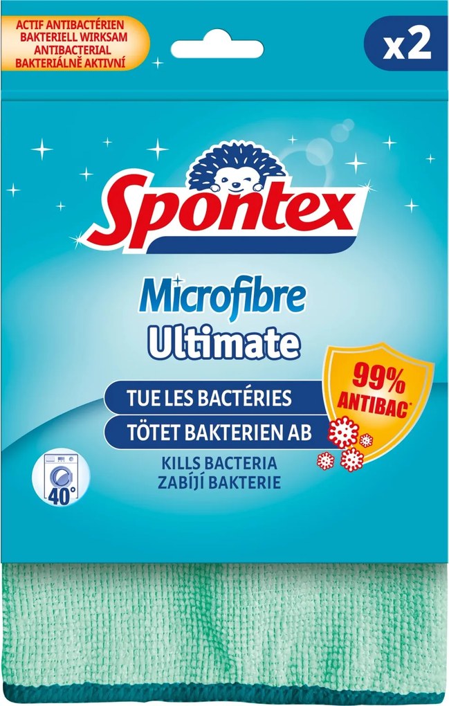 Spontex Microfibre Ultimate hadřík, 2 ks