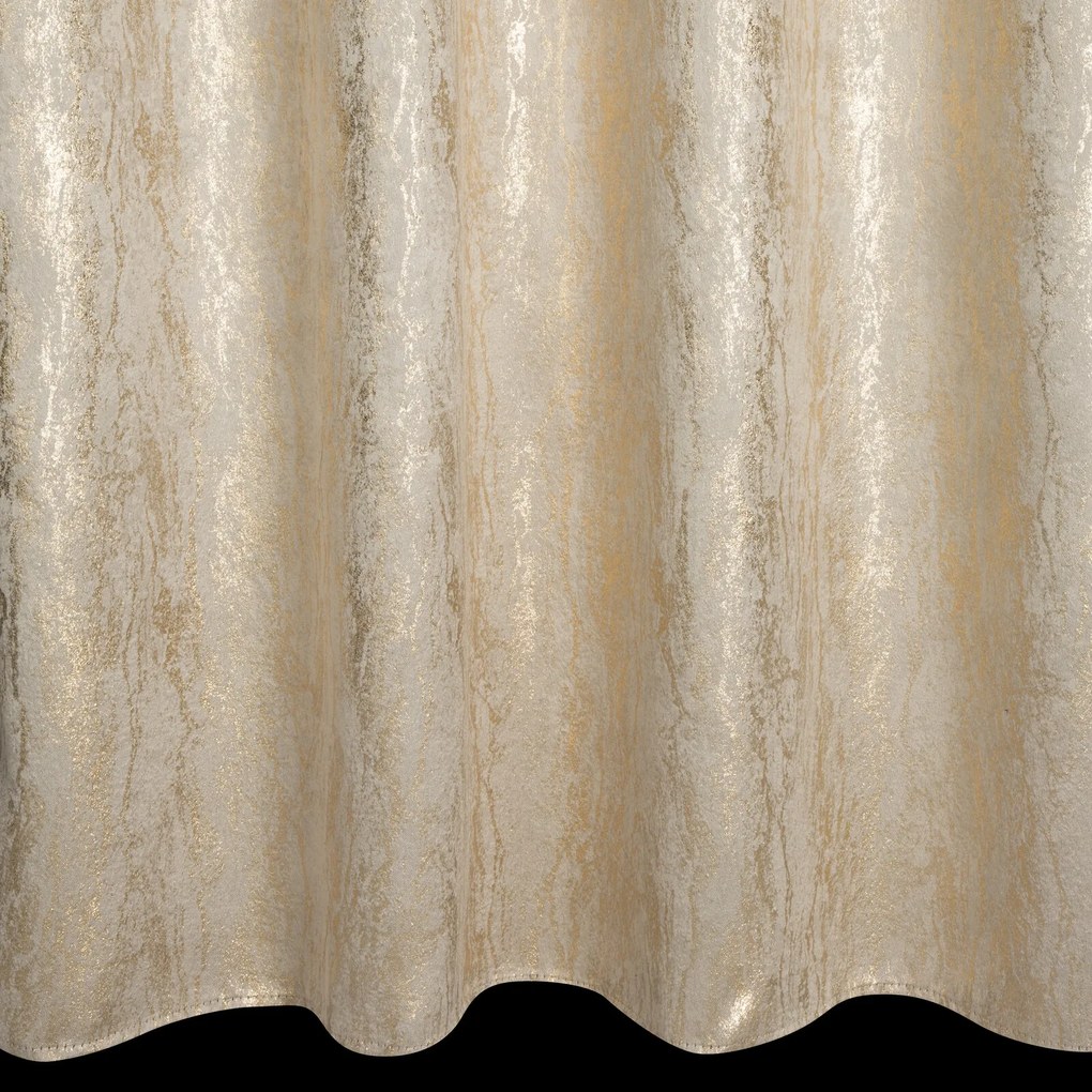 ZATEMŇOVACÍ ZÁVĚS NA KROUŽCÍCH ELISE 140X250 CM BÉŽOVÁ
