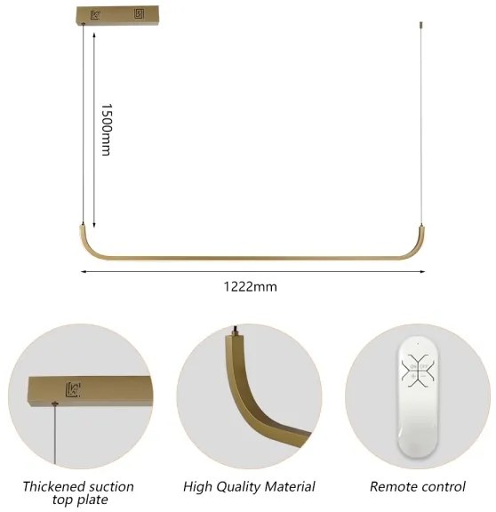 Immax NEO 07227L - LED Stmívatelný lustr na lanku PATTINI LED/26W/230V Tuya+DO