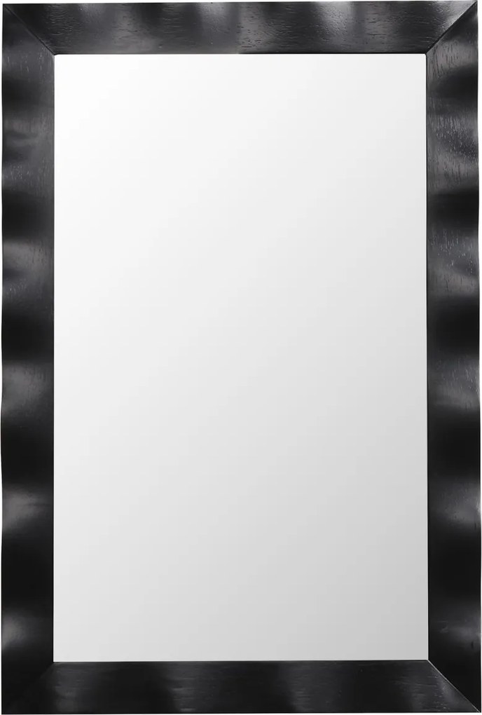 Costway Farmhouse Rubberwood Frame Dřevěné nástěnné zrcadlo Rustikální