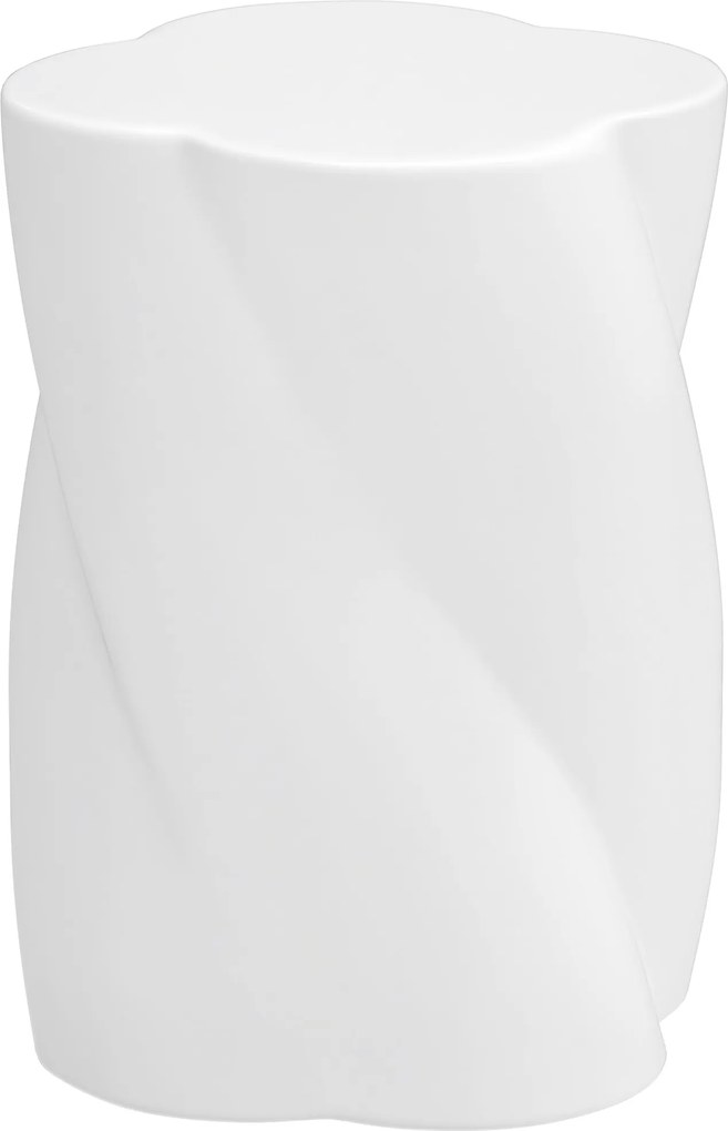 Keramická spirálová stolička Outsunny s nosností 120 kg Ø33 x 45 cm, odolná vůči povětrnostním vlivům, zahradní stolička s víkem, vedlejší stůl, květi