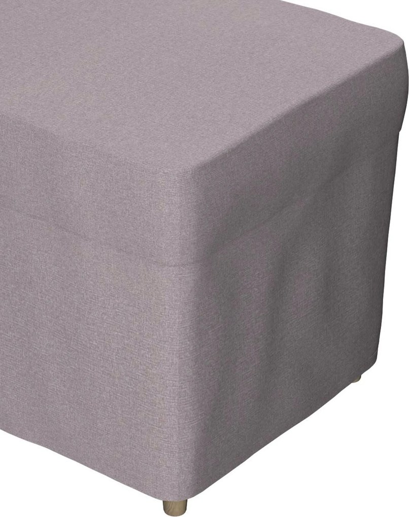 Potah na podnožku Strandmon barva růžová látka pletený vzor