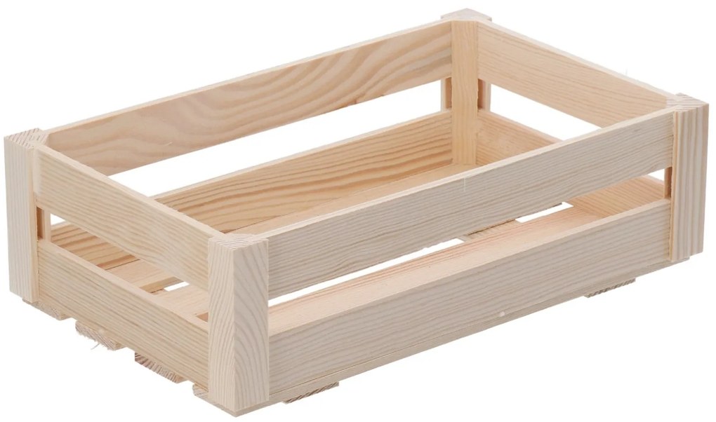 ČistéDřevo Dřevěná bedýnka střední (snížená)