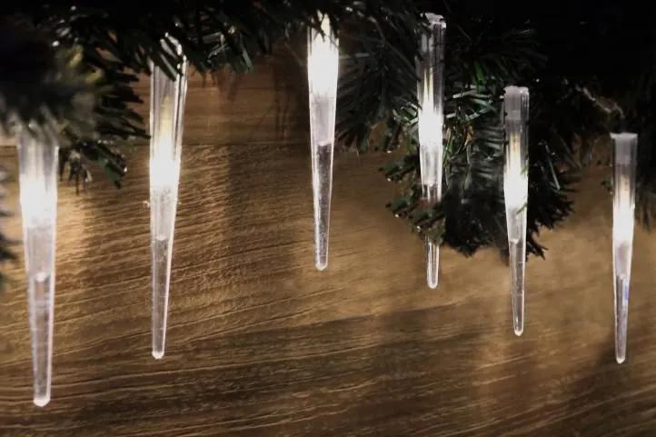 Nexos 5961 Vánoční dekorativní osvětlení - rampouchy - 60 LED studená bílá