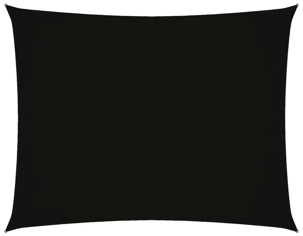 Stínící plachta oxfordská látka obdélníková 2,5 x 3,5 m černá 135756