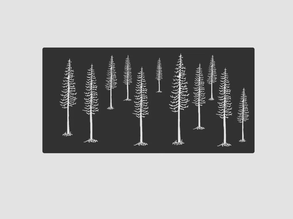 Stromy - designový plotový dílec
