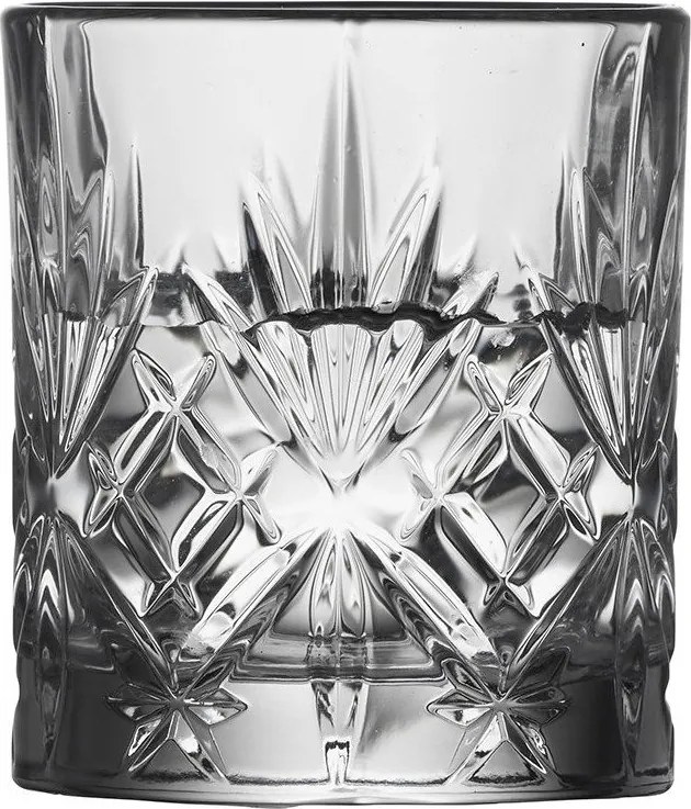 Křišťálové sklenice v sadě 6 ks na panáky 80 ml Melodia – Lyngby Glas