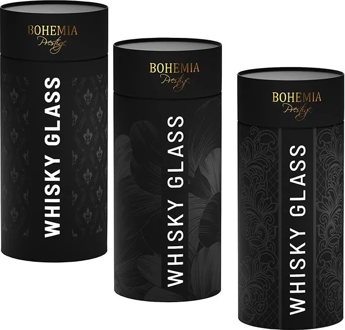 BOHEMIA PRESTIGE CLASSICO SKLENICE NA WHISKY V TUBĚ 300ML SADA 2KS