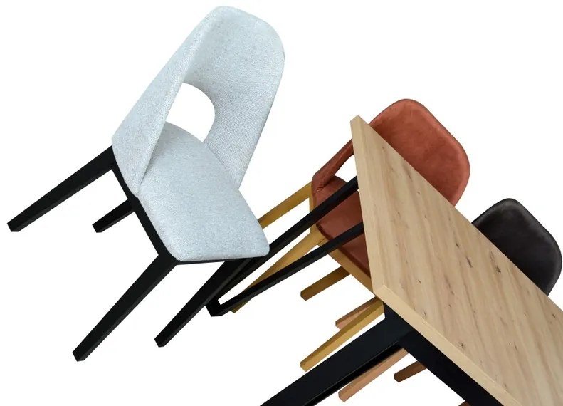 Drewmix Jídelní židle MONTI 2 dřevo: ořech, potahový materiál: látka s doplatkem