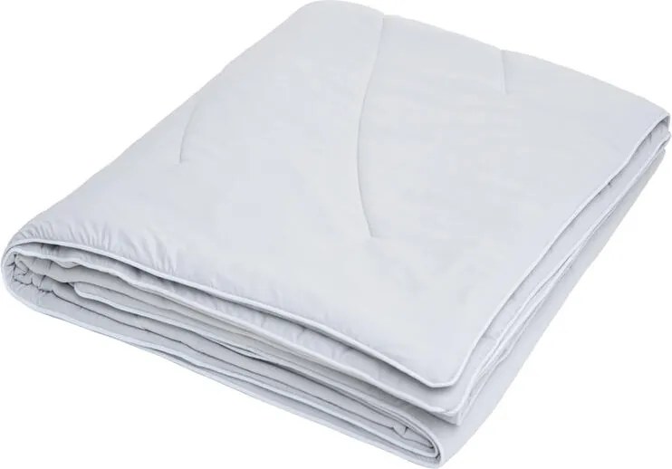 SCANquilt přikrývka CLIMA COOL - chladivá lehká - hřejivost Sq 1, světle šedá 140 x 200 cm