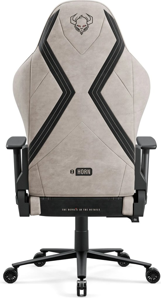 Herní křeslo z látky Normal Size, černý-béžový: Diablo X-Horn 2.0 Camel Black