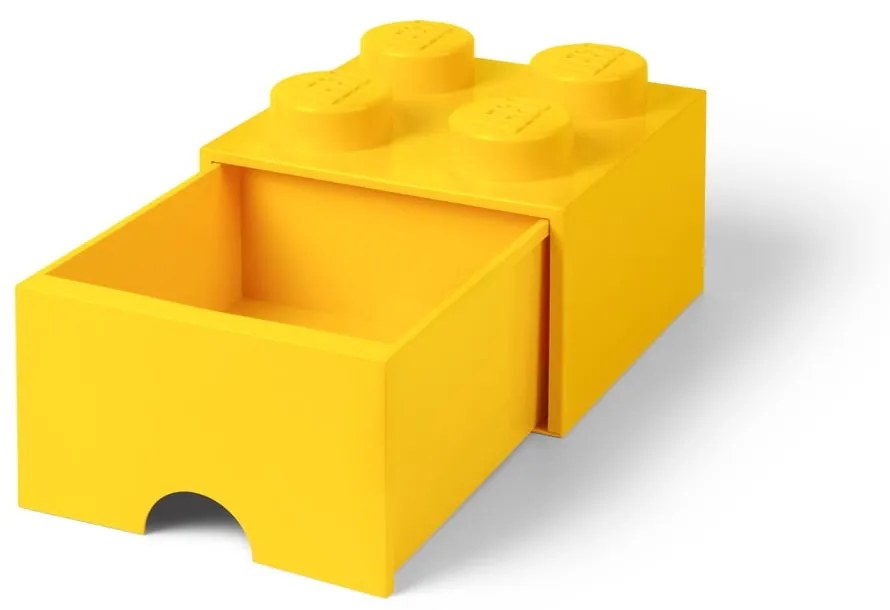 Žlutý úložný box se šuplíkem LEGO®