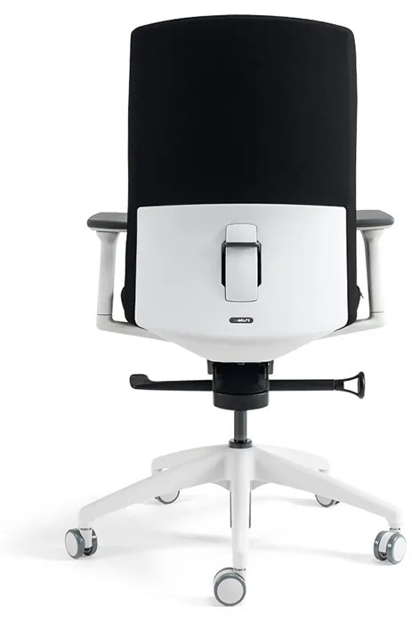 Kancelářská ergonomická židle BESTUHL J2 WHITE BP — více barev, bez podhlavníku Červená  202