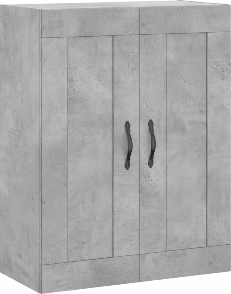 Skříň highboard betonově šedá 69,5x34x180 cm kompozitní dřevo 3199909