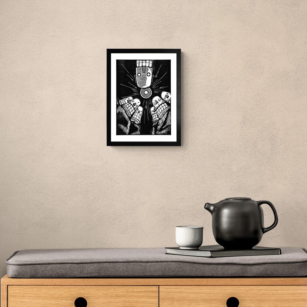 Hugo Rayman | Zákrok Rám: Černý, Velikost: 60 x 40 cm