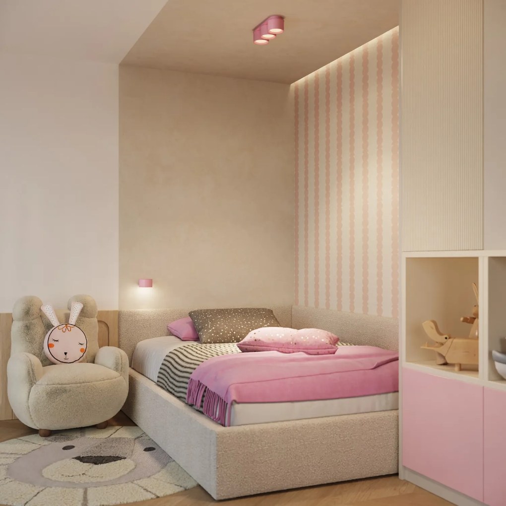 Sollux Lighting Stropní svítidlo MODO 2 růžové GX53
