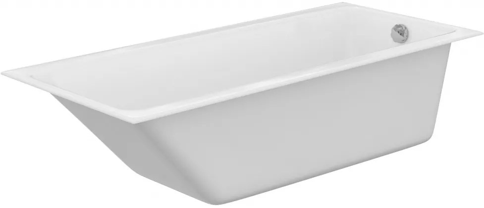 Cersanit Crea Slim akrylátová vana 180x80cm + nožičky, bílá, S301-227