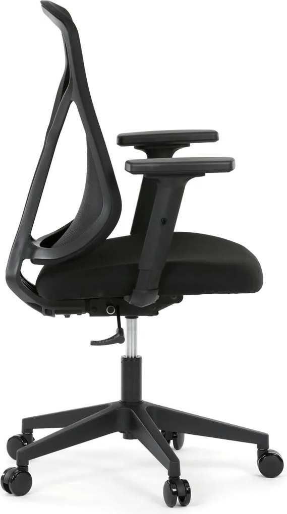 Ergonomická kancelářská židle NOMI - černá síťovina