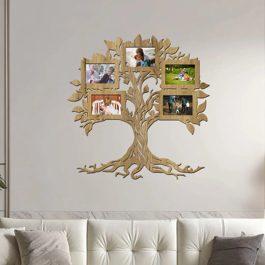 dřevo života Dřevěný fotorámeček Strom příběhů Zvolte barvu dekoru: Wenge, Zvolte velikost fotografie (cm): 10x15
