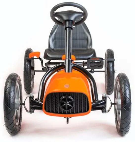 Dětská šlapací motokára Go-kart Buggy oranžová