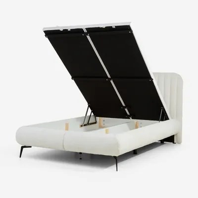 Postel boxspring VALO bílá 140x200