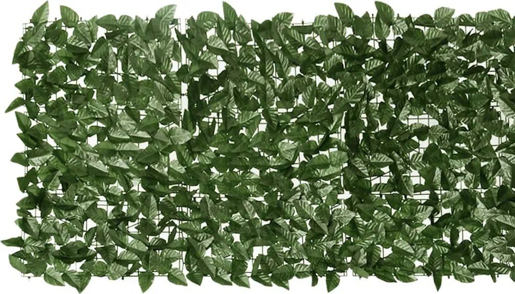 Balkonová zástěna s tmavě zelenými listy 200 x 75 cm 3216420