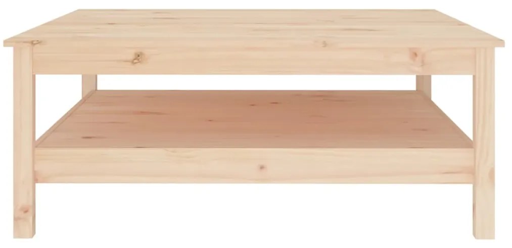 Konferenční stolek 100 x 100 x 40 cm masivní borové dřevo - Default Title