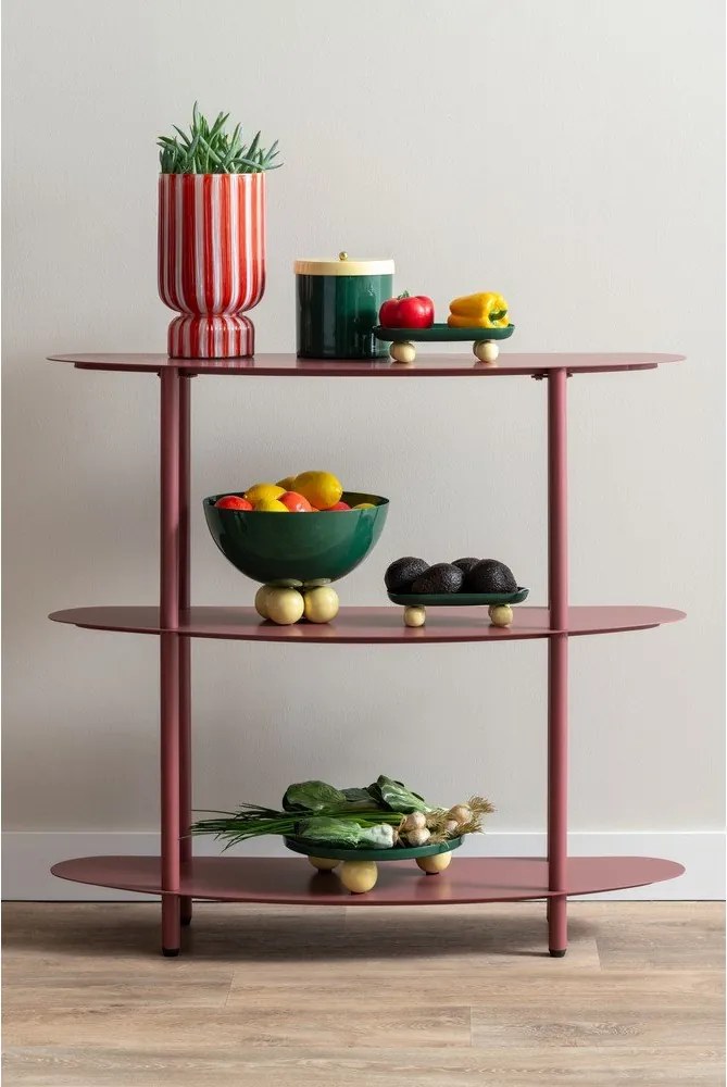 Vínový kovový regál 90x82x28 cm Riqueza – Leitmotiv