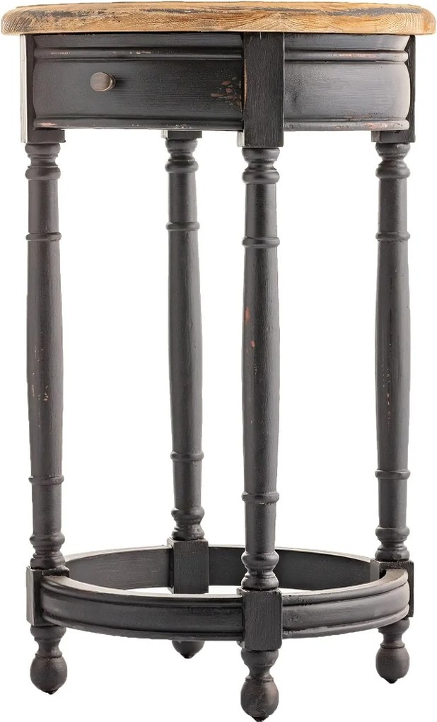 Stůl Margaret 45x72 black&natural