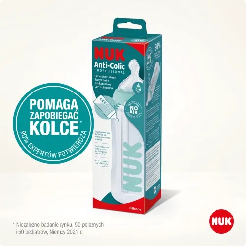 Kojenecká láhev NUK FC Anti-colic s kontrolou teploty 300 ml UNI