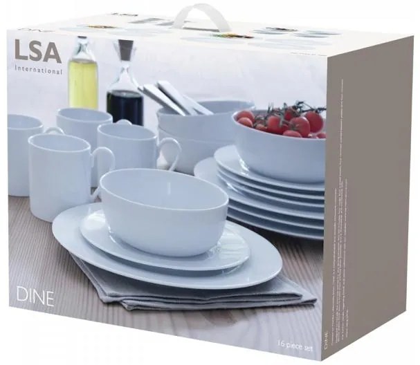 LSA Dine porcelánový jídelní set 16ks