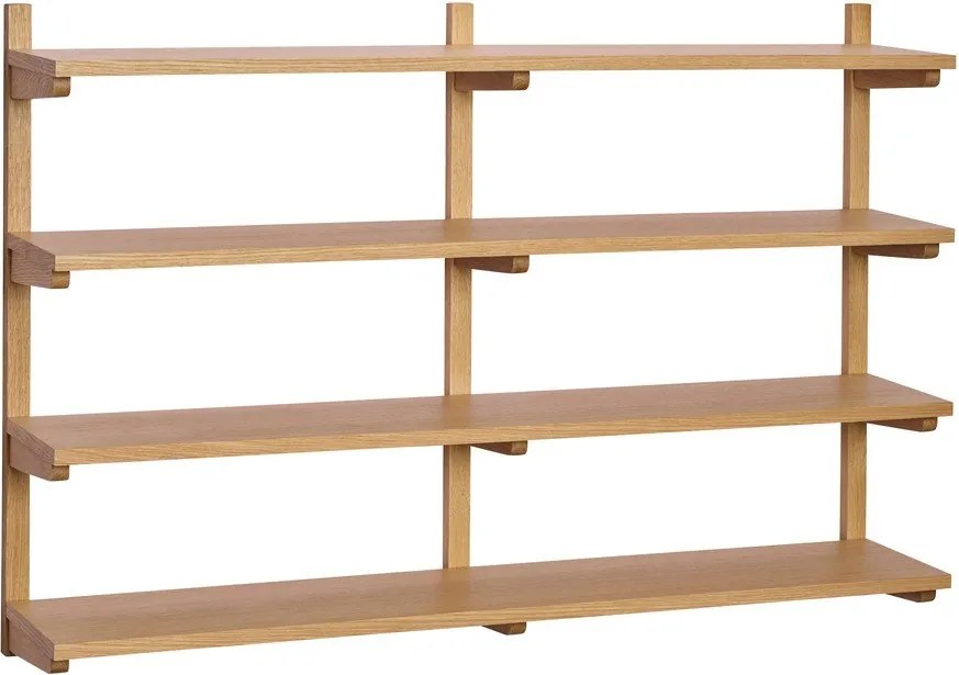 Patrová police v dekoru dubu v přírodní barvě 120 cm Long – Hübsch
