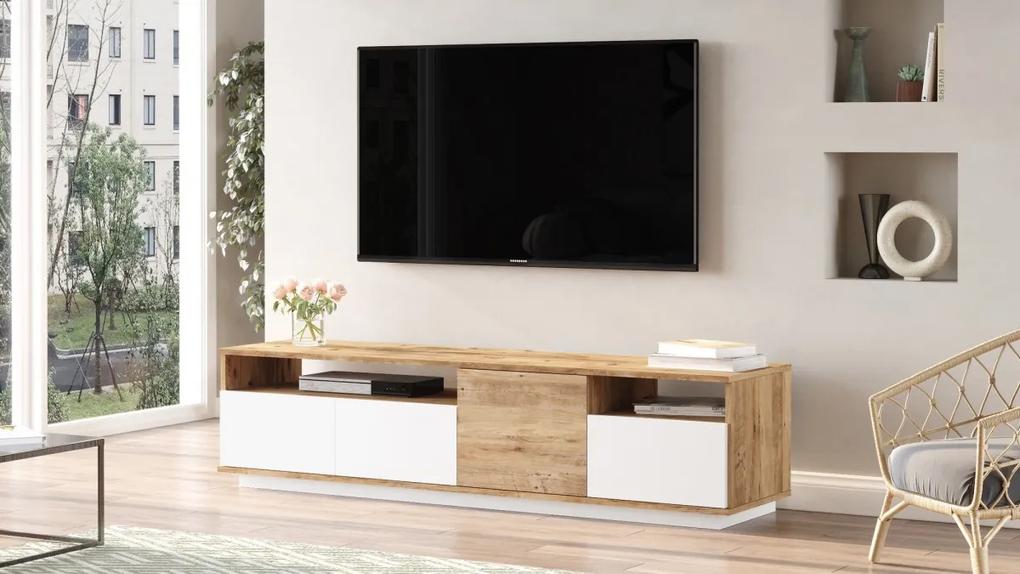 TV stolek FR5 180 cm borovice/bílý
