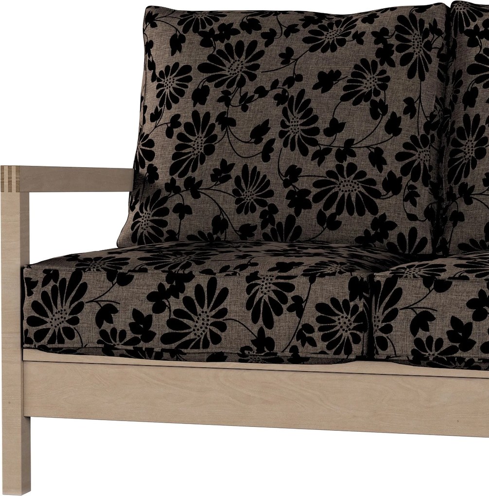 Potah na pohovku IKEA Lillberg 2-místná nerozkládací barva hnědá látka pletený vzor, vzorované
