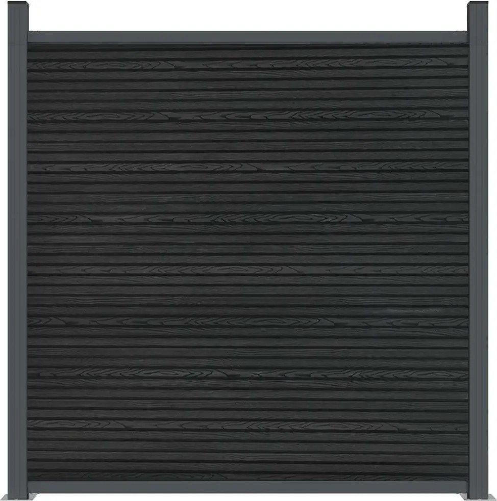 Plotový dílec šedý 353 x 186 cm WPC 3282790