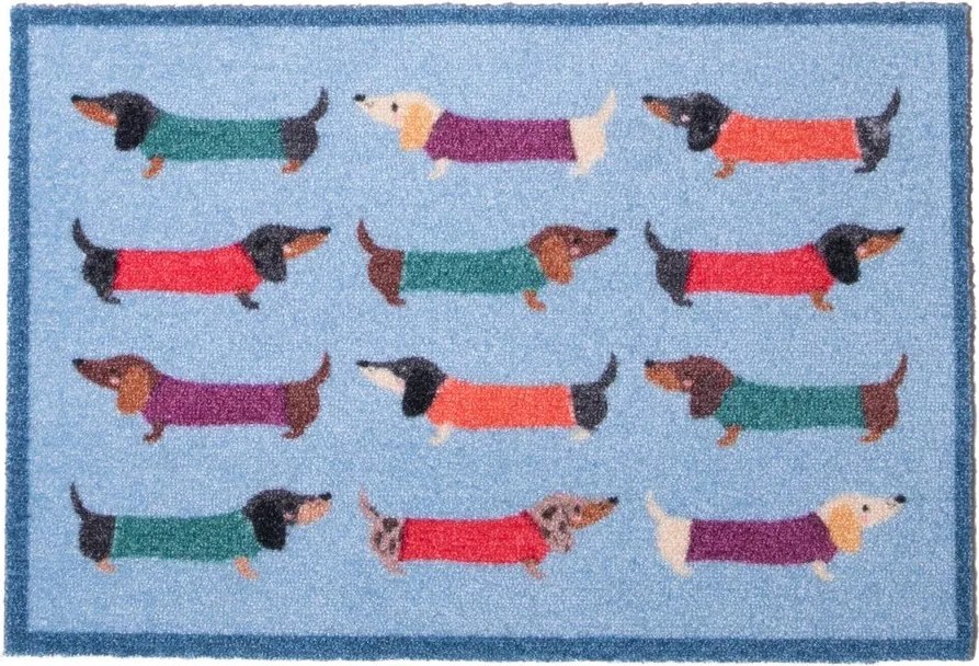 Textilní rohožka 40x60 cm Dachshund – Artsy Doormats