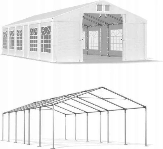 Dílenské stany 5x11 m Pavilony Das 620 S