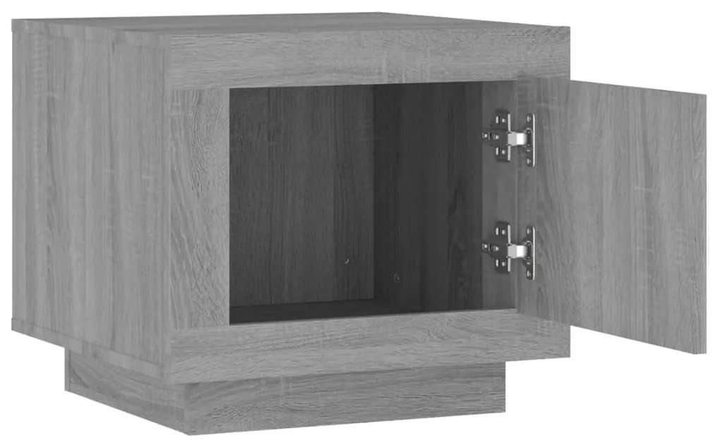Konferenční stolek šedý sonoma 51 x 50 x 45 cm kompozitní dřevo - Default Title