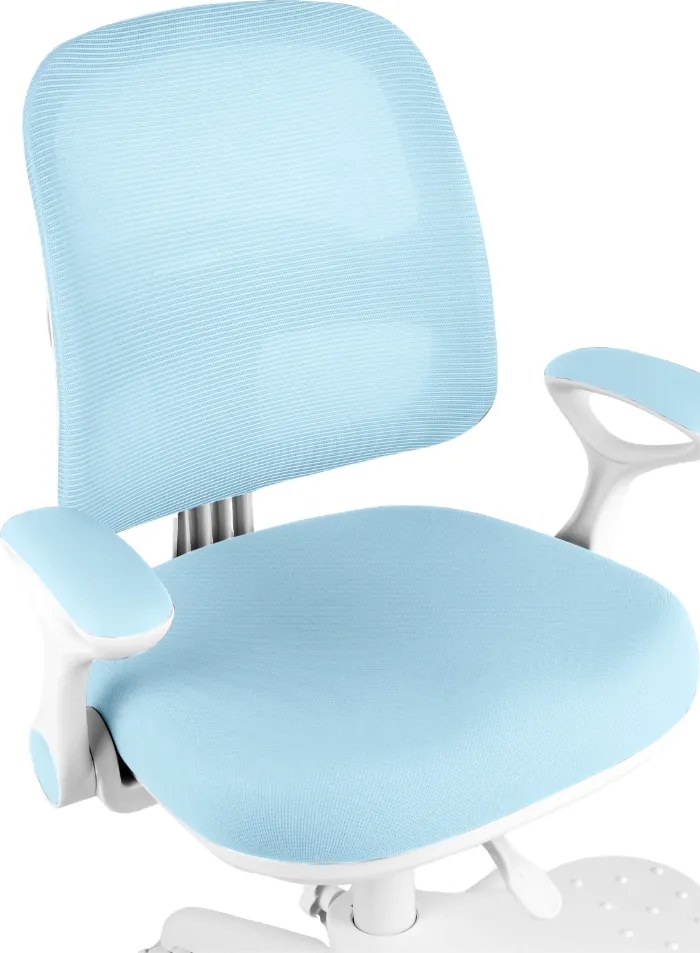 Dětská rostoucí židle Neoseat JUNI 020 — látka, pratelný potah, modrá
