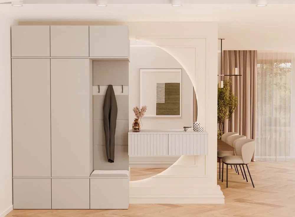 Předsíňová stěna Haga I 150 cm kašmír