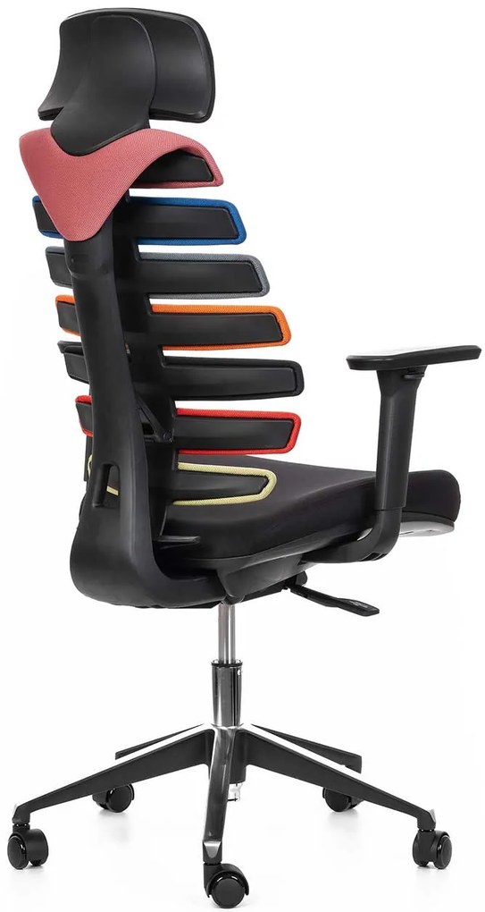 MERCURY Ergonomická kancelářská židle LOMAX - barevná látka / nosnost 150 kg