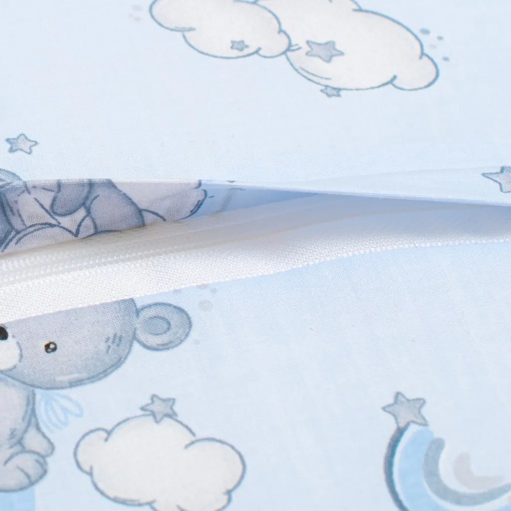 Podsedák pro děti New Baby BASIC bear blue
