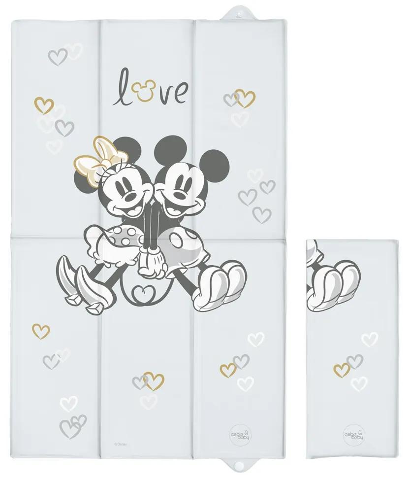 CEBA Podložka přebalovací cestovní (50x80) Disney Minnie & Mickey Grey